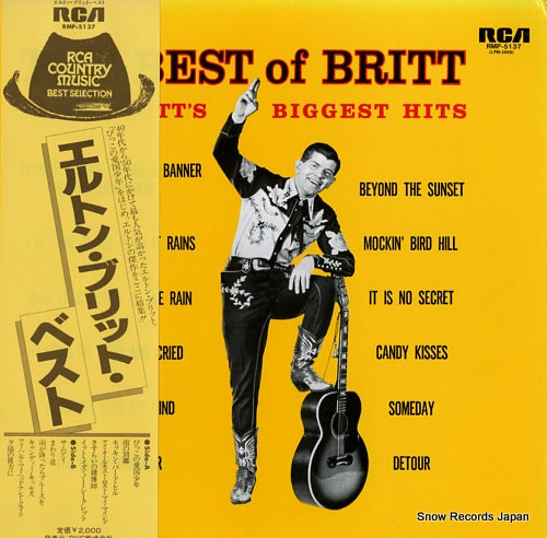 BRITT, ELTON the best of britt / elton britt's biggest hits RMP-5137 ...