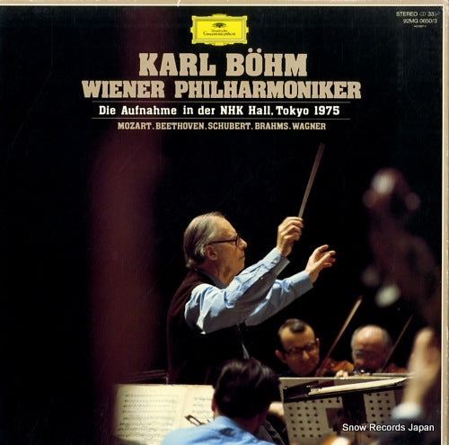 BOHM, KARL die aufnahme in der nhk hall, tokyo 1975 92MG0650/3 Vinyl ...