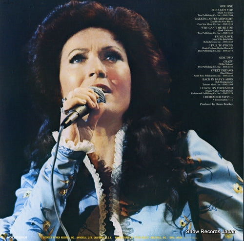 LYNN, LORETTA - i remember patsy - VIM-6152 | Snow Records Japan